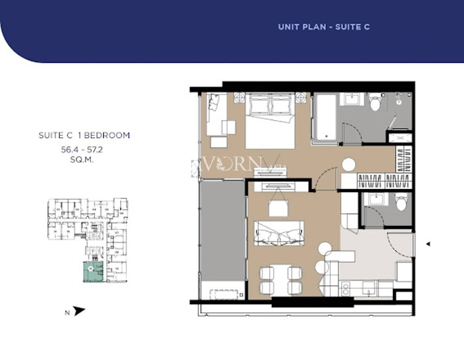 Once Pattaya project in Wongamat, Pattaya - Thavorn Asia Property